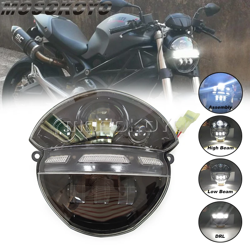 Ducati Monster 796 Custom Headlight