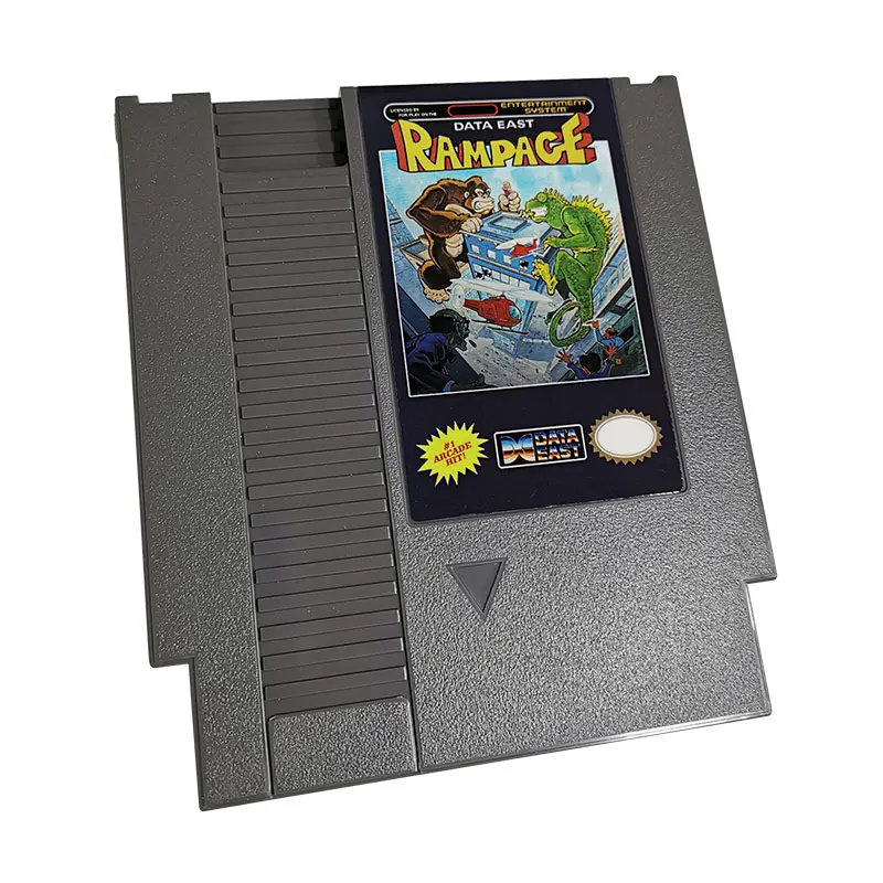 Clássico jogo rampage para nes super jogos multi carrinho 72 pinos 8 ...