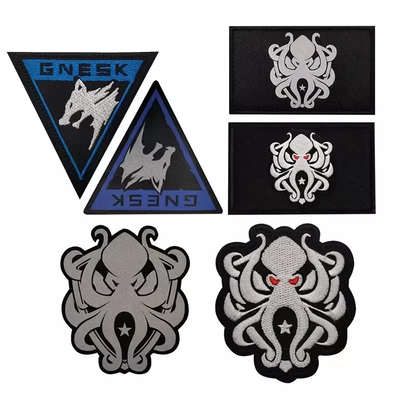 Arena-Breakout-Logo-Reflect-Light-Hook-Loop-Armband-Embroidery-Patches ...