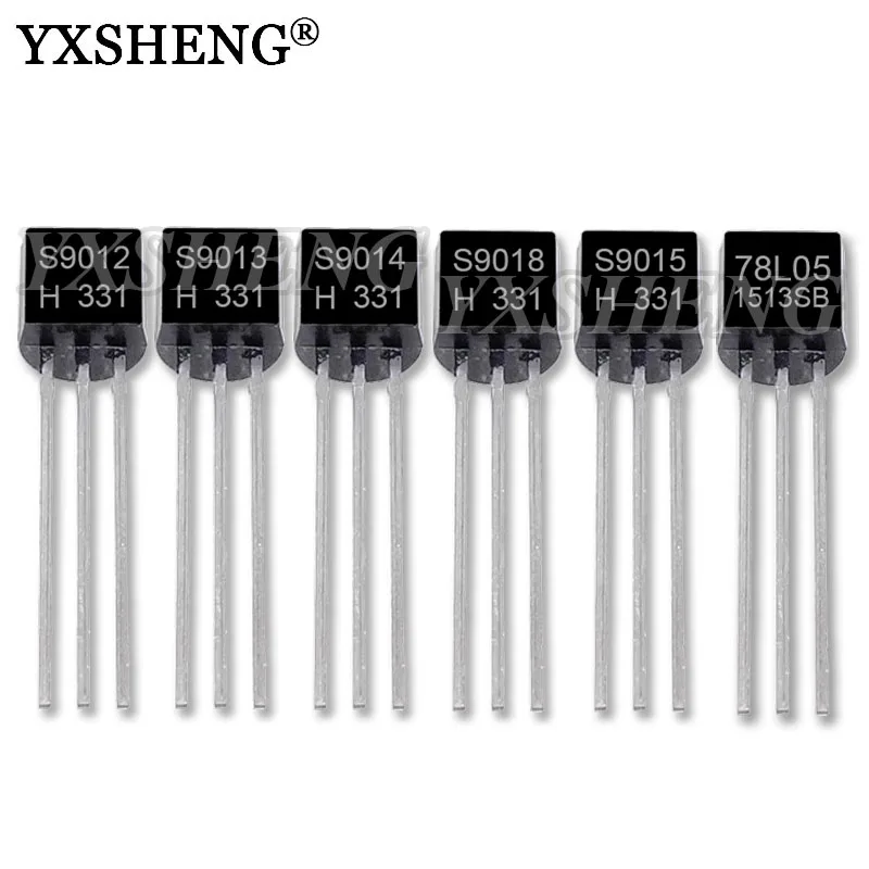 50PCS-2SA970-A970-TO92-2SC2240-A2240-2N5401-2N5551-TL431-78L05 ...