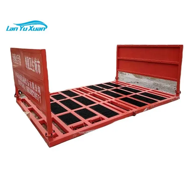 Full automatic site car washing machine frame platform large truck ...