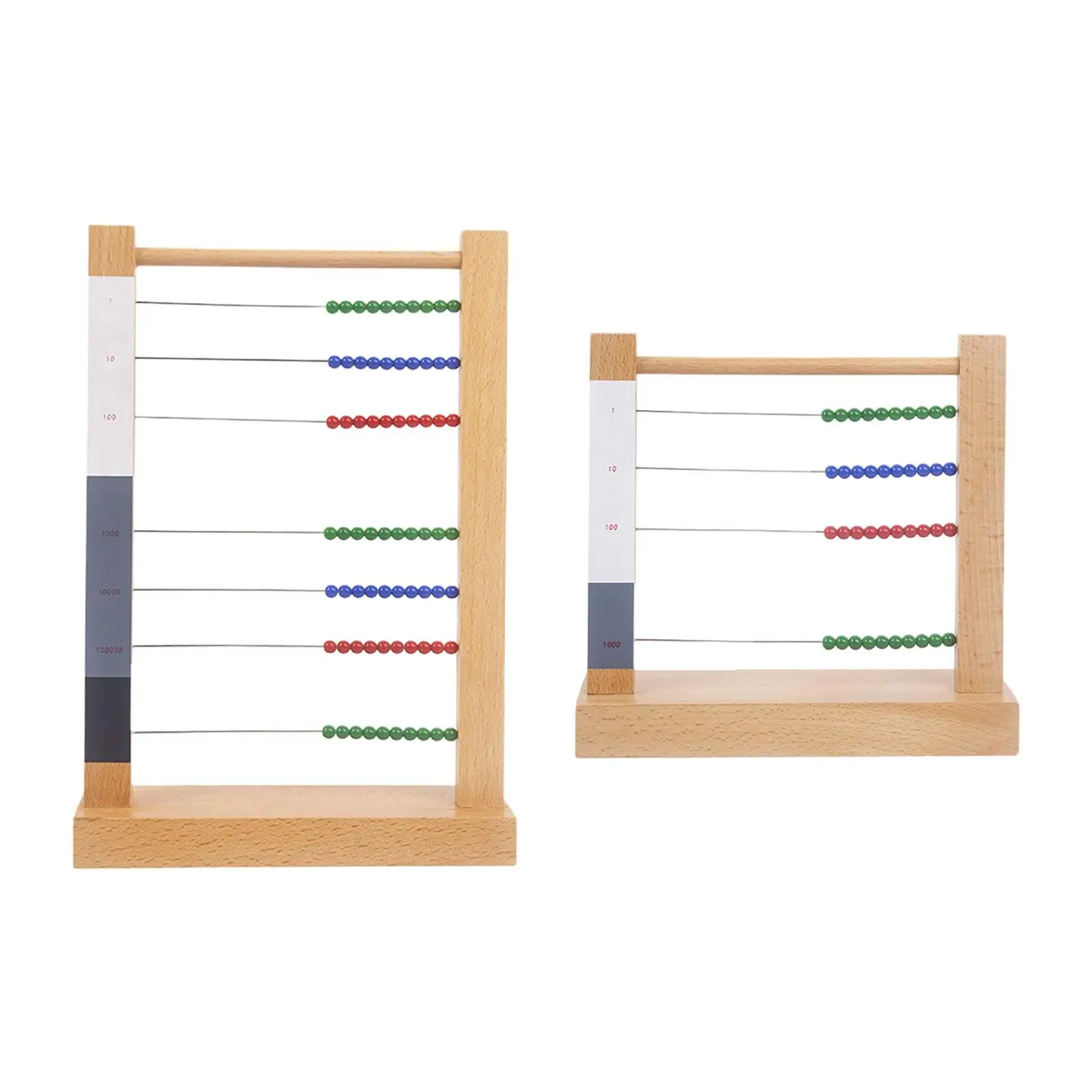 Wooden-Small-Bead-Frame-Wooden-Abacus-Toy-Preschool-Learning-Material ...