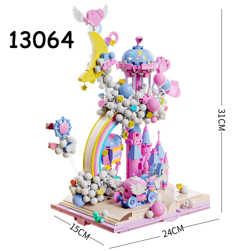 13064-Castle-1388pcs-Magic-Book-ABS-Plastic-MOC-Model-Building-Blocks ...