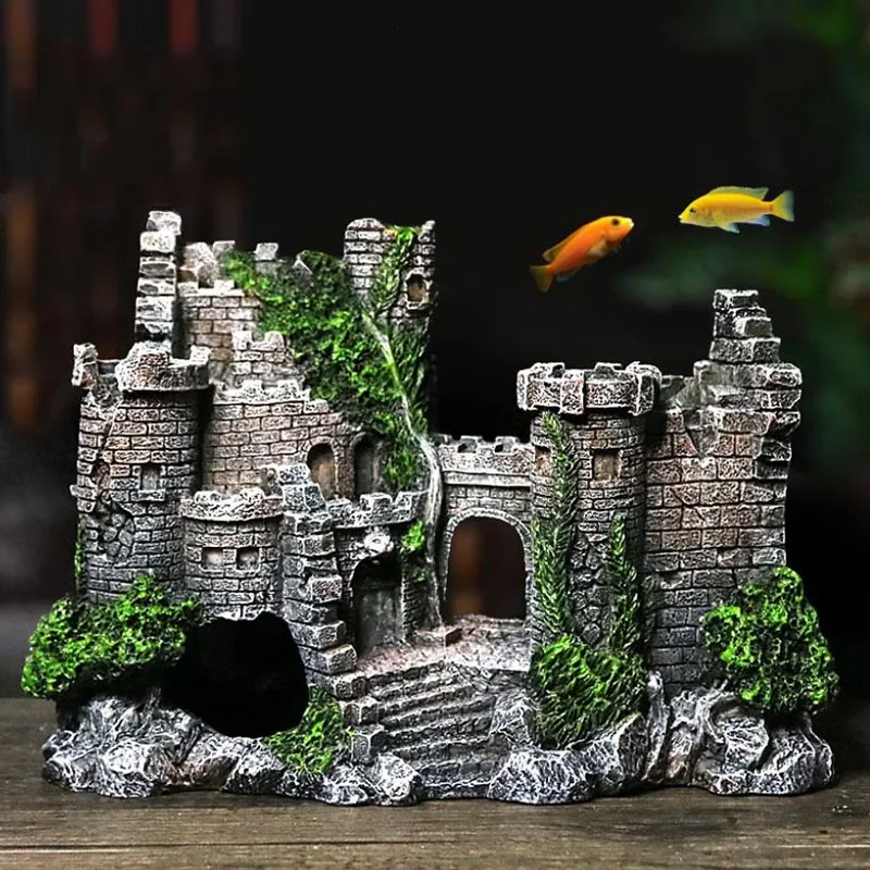 Aquarium castle store