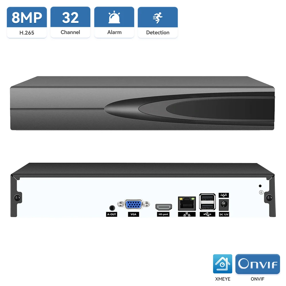 Casa-Vigil-ncia-Network-Video-Recorder-System-Detec-o-de-Rosto-NVR-DVR ...