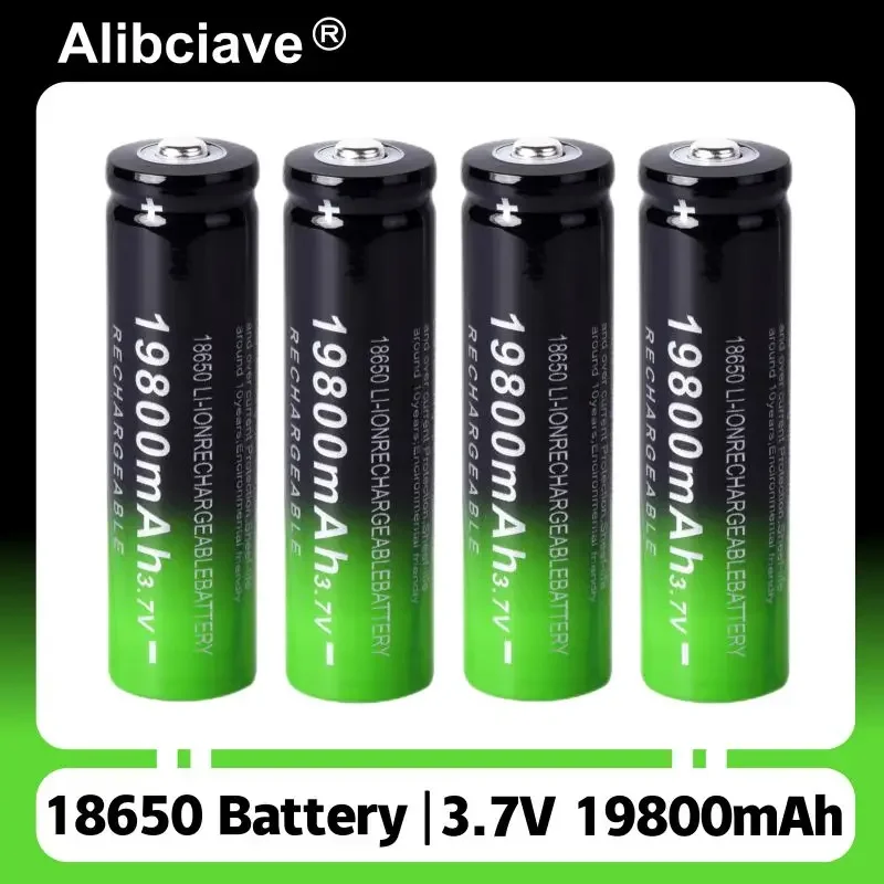New-18650-Li-Ion-battery-19800mAh-rechargeable-battery-3-7V-for-LED ...