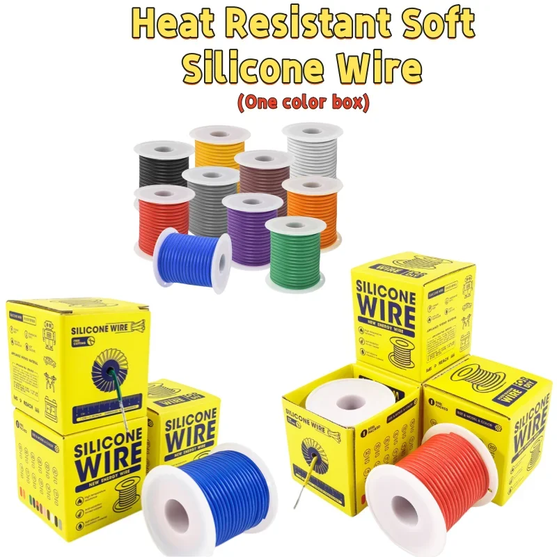 Super-Soft-Copper-Wire-Heat-Resistant-Soft-Silicone-Wire-1-Colors-in-A ...