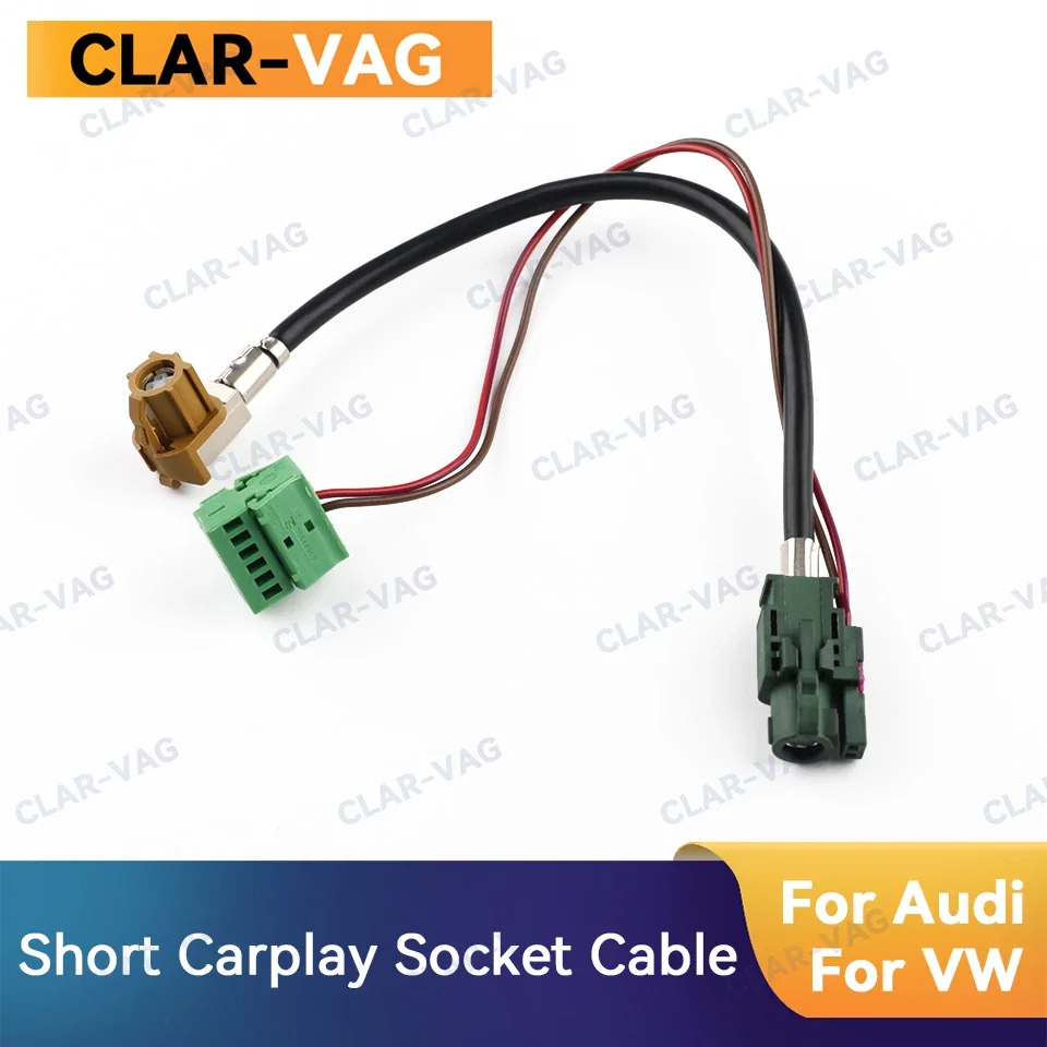 Short Carplay Media USB AUX Switch MIB2 MDI USB AMI Socket Adapter ...