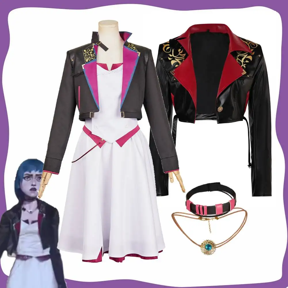 Arcane Jinx Powder Cosplay Fantasia Disguise Clothing 2024 Game LoL TV ...