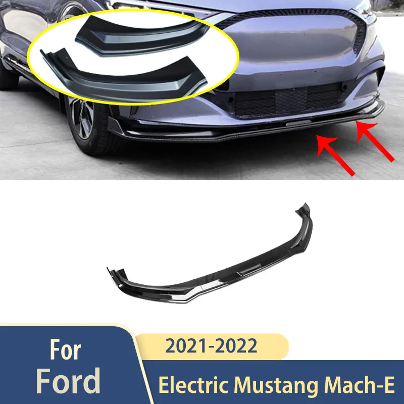 For Ford Electric Mustang Mach-E 2021 2022 Front Bumper Spoiler Lip ...