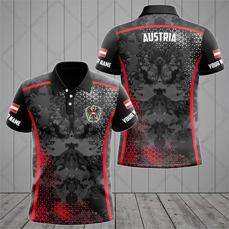 Custom-Name-Austria-Camouflage-Polo-Shirts-Summer-Cool-Racing ...