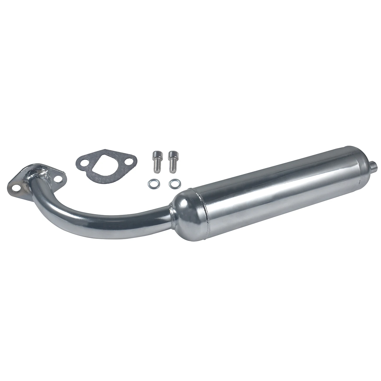 Exhaust Pipe Header W/ Muffler for Coleman MiniBike CT200U CT200EX BT ...