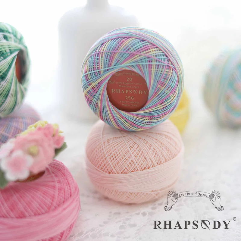Rhapsody-Size-20-Crochet-Cotton-Embroidery-Thread-210Yards-for-Hand ...
