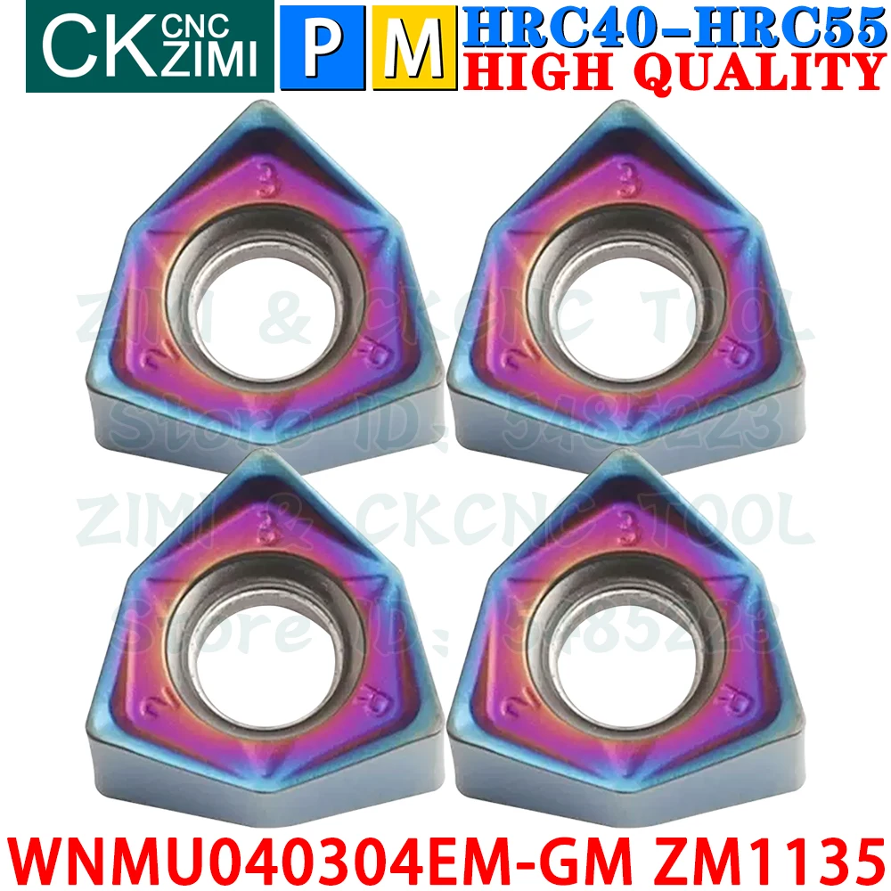 WNMU040304EM-GM ZM1135 WNMU 040304 Carbide Inserts Fast Feed Milling ...