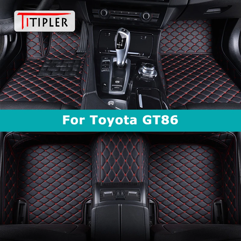 TITIPLER Custom Car Floor Mats For Toyota GT86 2012-2021 Auto Carpets ...