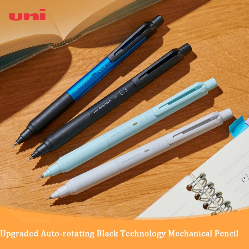 Japanese-Stationery-Uni-Mechanical-Pencil-0-3-0-5mm-KURU-TOGA-Black ...