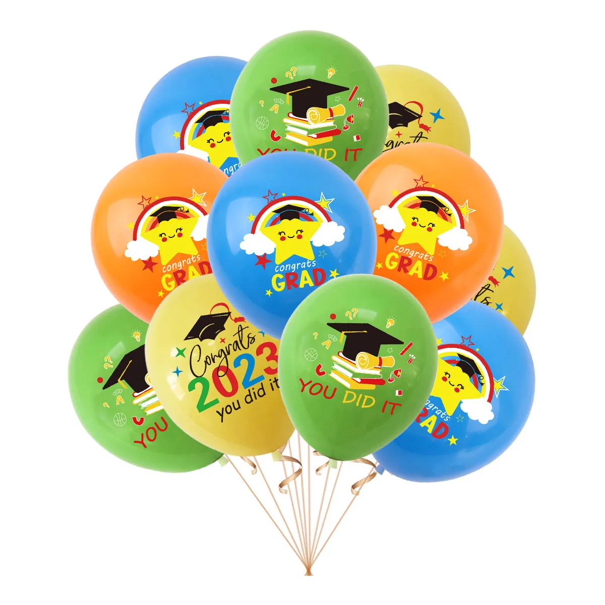 2023 Graduation Balloon Latex Ballon Graduation Cap Printing Ballons ...