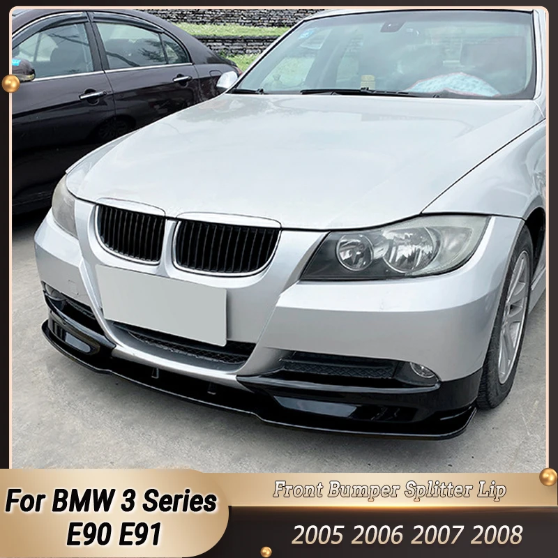 5pcs Car Front Bumper Lip Splitter Diffuser Body Kit Spoiler Bumper ...