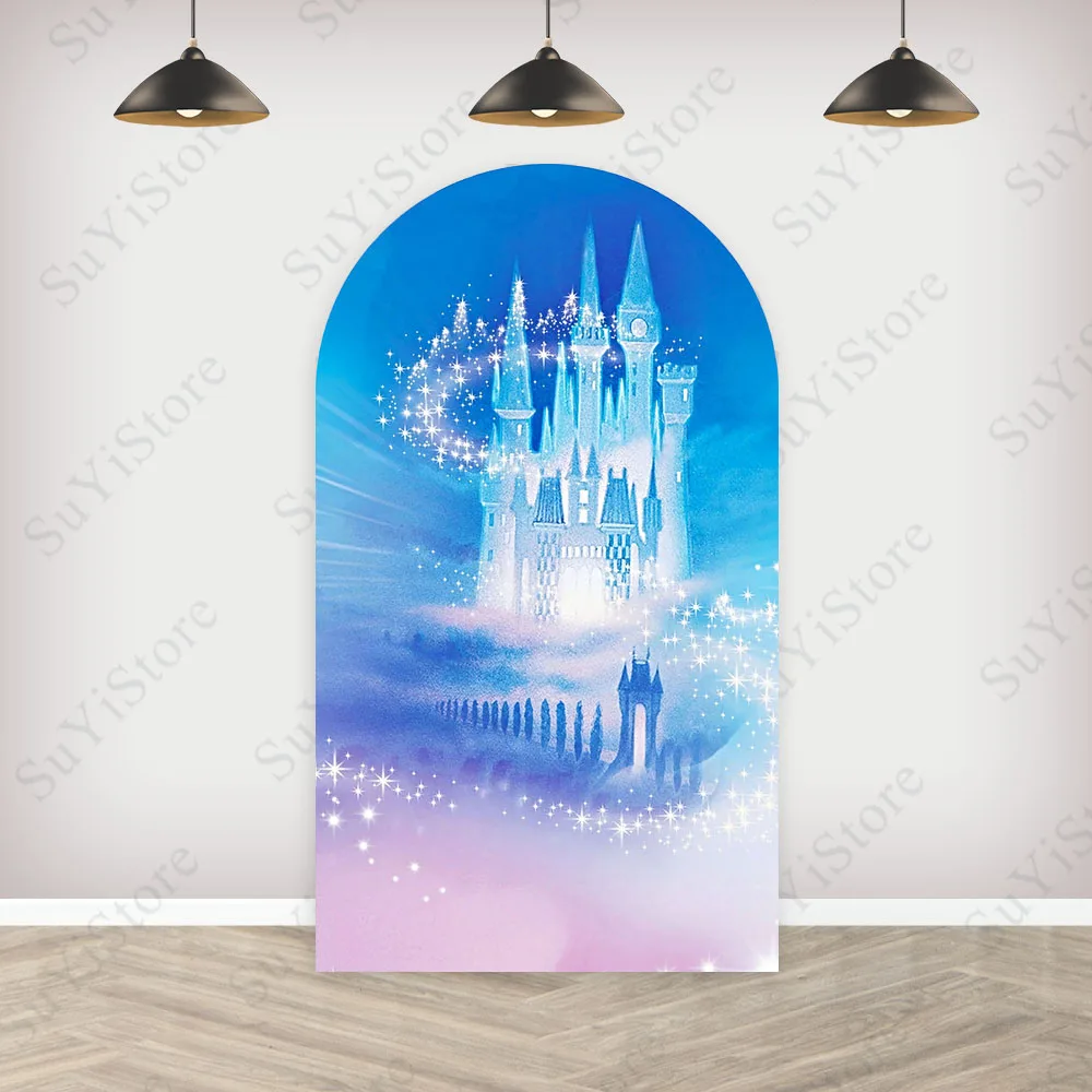 Cinderella Arch Photography Backdrop Disney Princess Girls Birthday ...