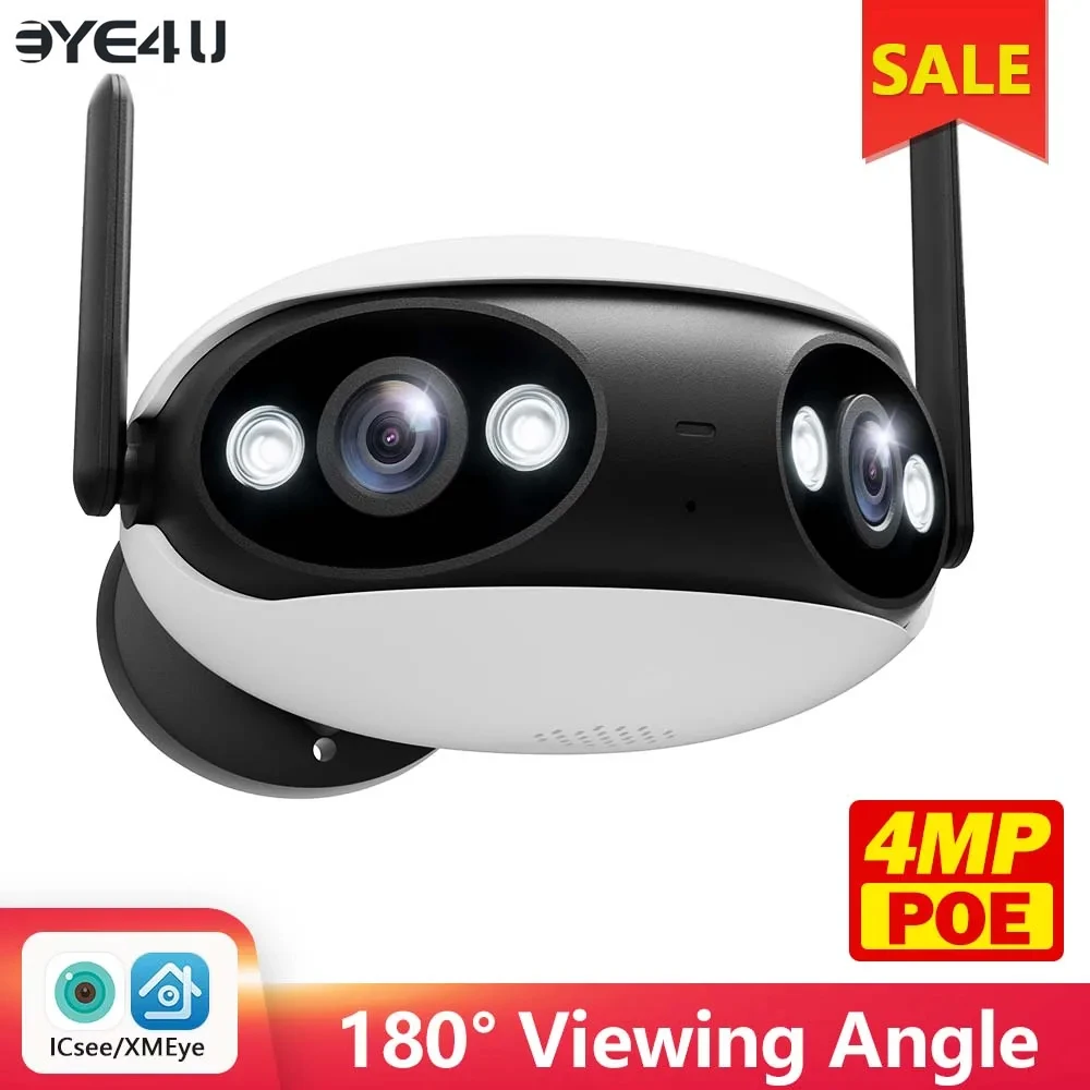 4MP-Dual-Lens-Bullet-Camera-Outdoor-180-Ultra-Wide-Angle-View-CCTV ...