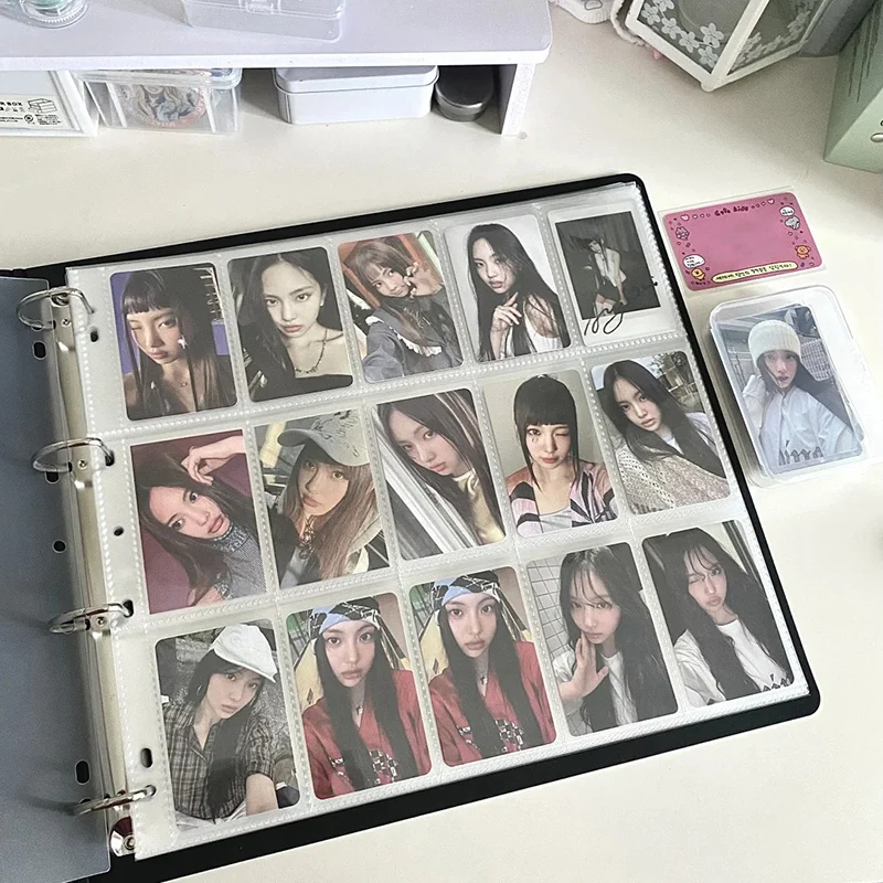 5-15 Grid Binder Photocard Holder 10-90pcs Inner Page Large Capacity ...