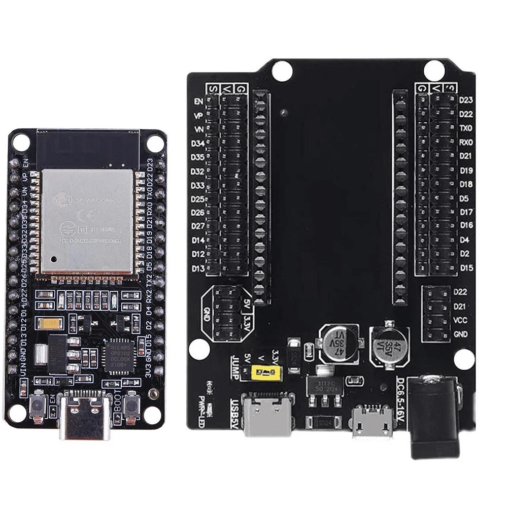 Scheda-di-espansione-ESP32-compatibile-con-ESP32-WiFi-Bluetooth-Dual-Core-ESP32-DevKitC-32-ESP ...