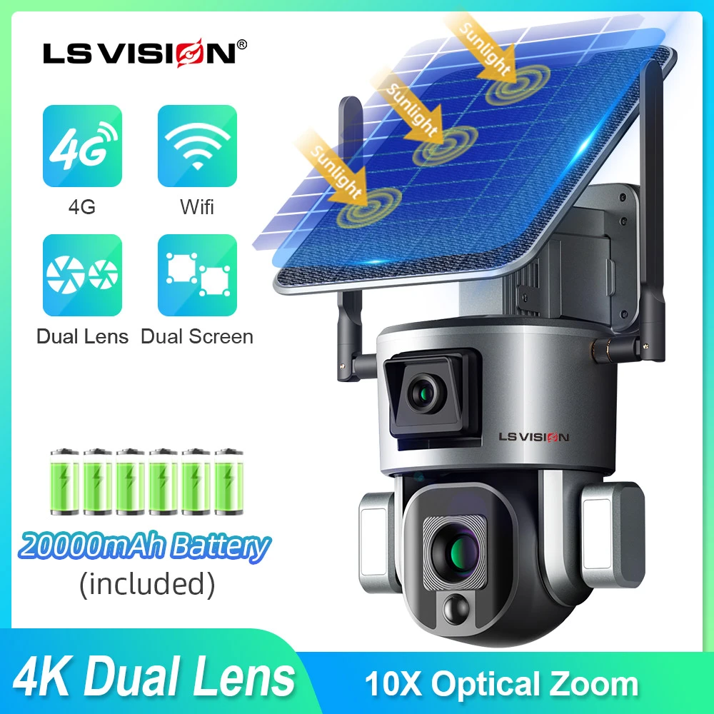 Ls Vision 4g Outdoor Camera Surveillance External Security Video ...