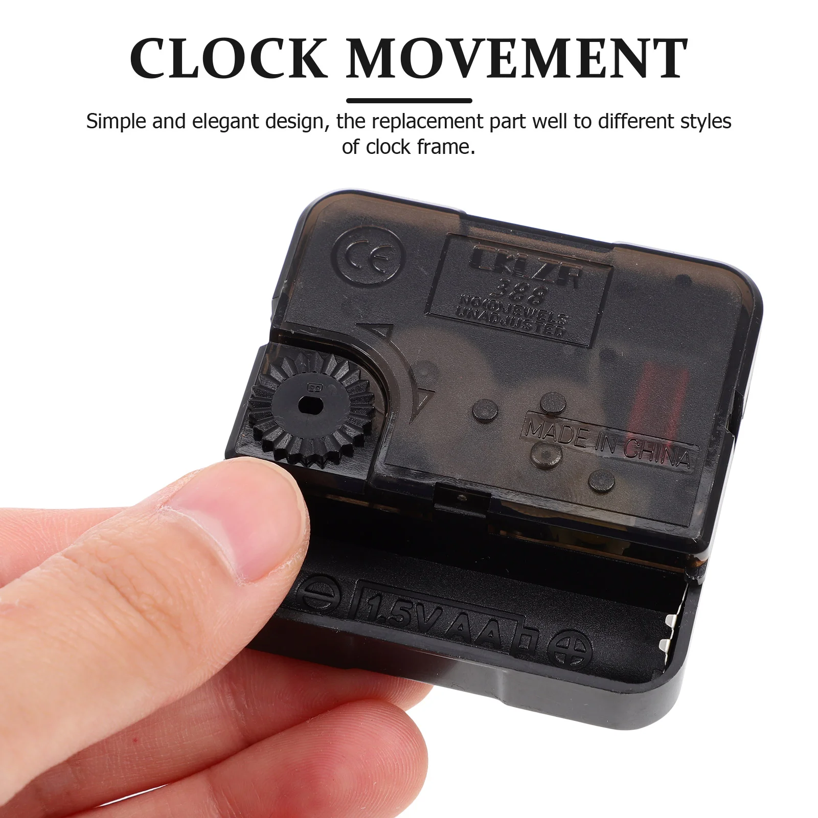 Sweep-Watch-Movement-Clock-Batteries-Motor-DIY-Mechanism-Wall-Home ...