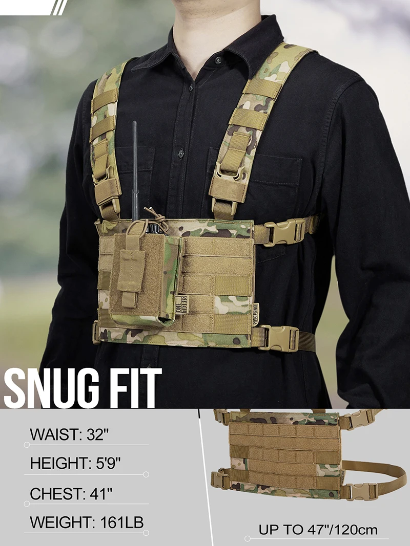 Mag Pouch OneTigris Molle Chest Rig | HopUp Airsoft Low Profile