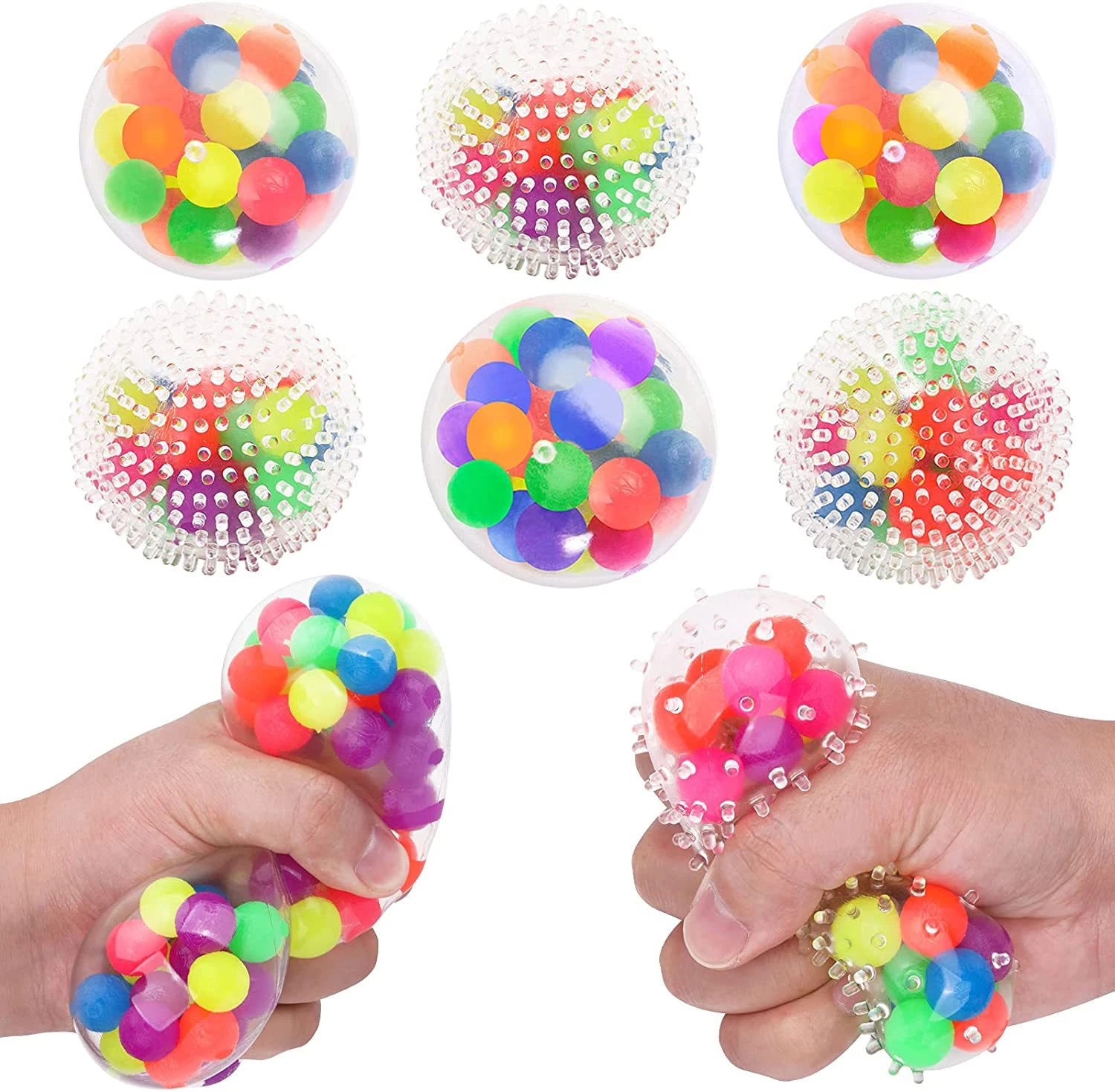 Dna Stress Ball Fidget Toys | Ball Anti Stress Arc Ciel | Dna Squeeze ...