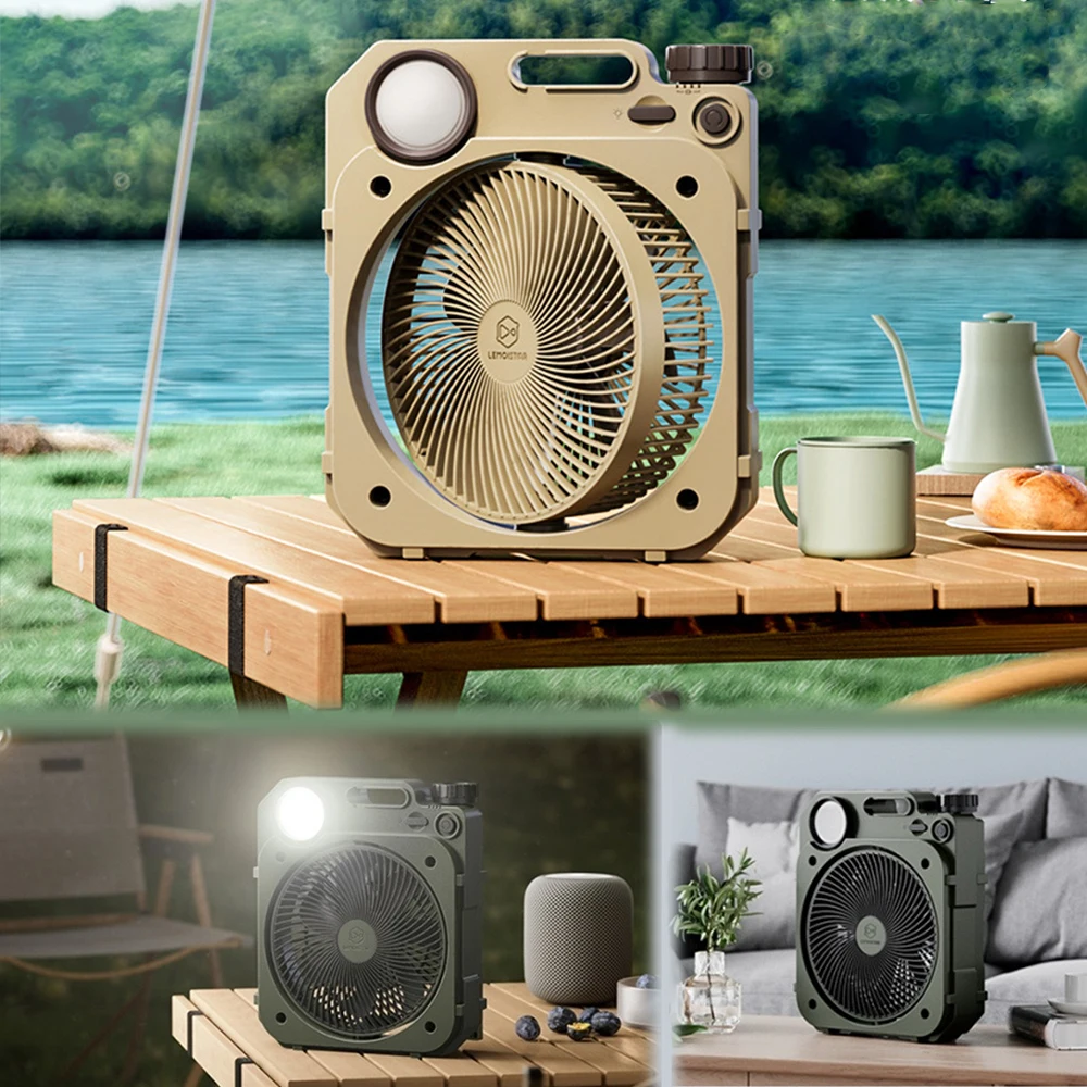 LED-Camping-Fan-20000mAh-Rechargeable-Desktop-Portable-Circulator ...