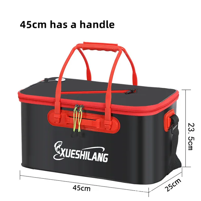 Folding EVA Fishing Bag Integrated Live Fish Bag Fish Box - Easy ...