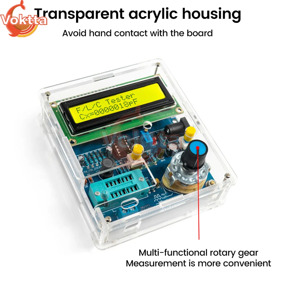 DC5V-LCD-Frequency-Meter-USB-Transistor-Tester-DIY-Kits-High-Precision ...