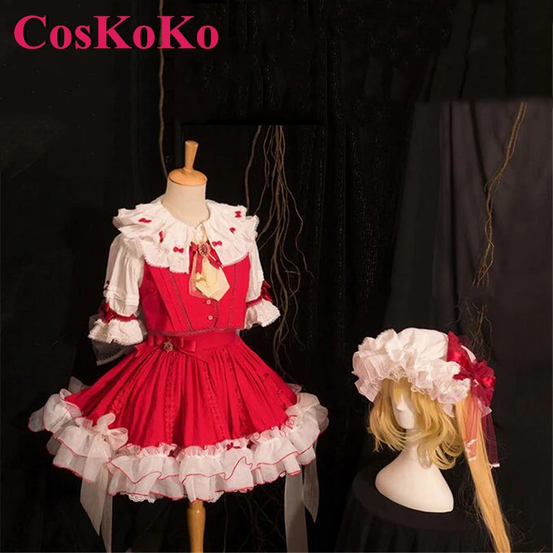 CosKoKo-Flandre-Scarlet-Cosplay-Anime-Game-Touhou-Project-Costume-Sweet ...
