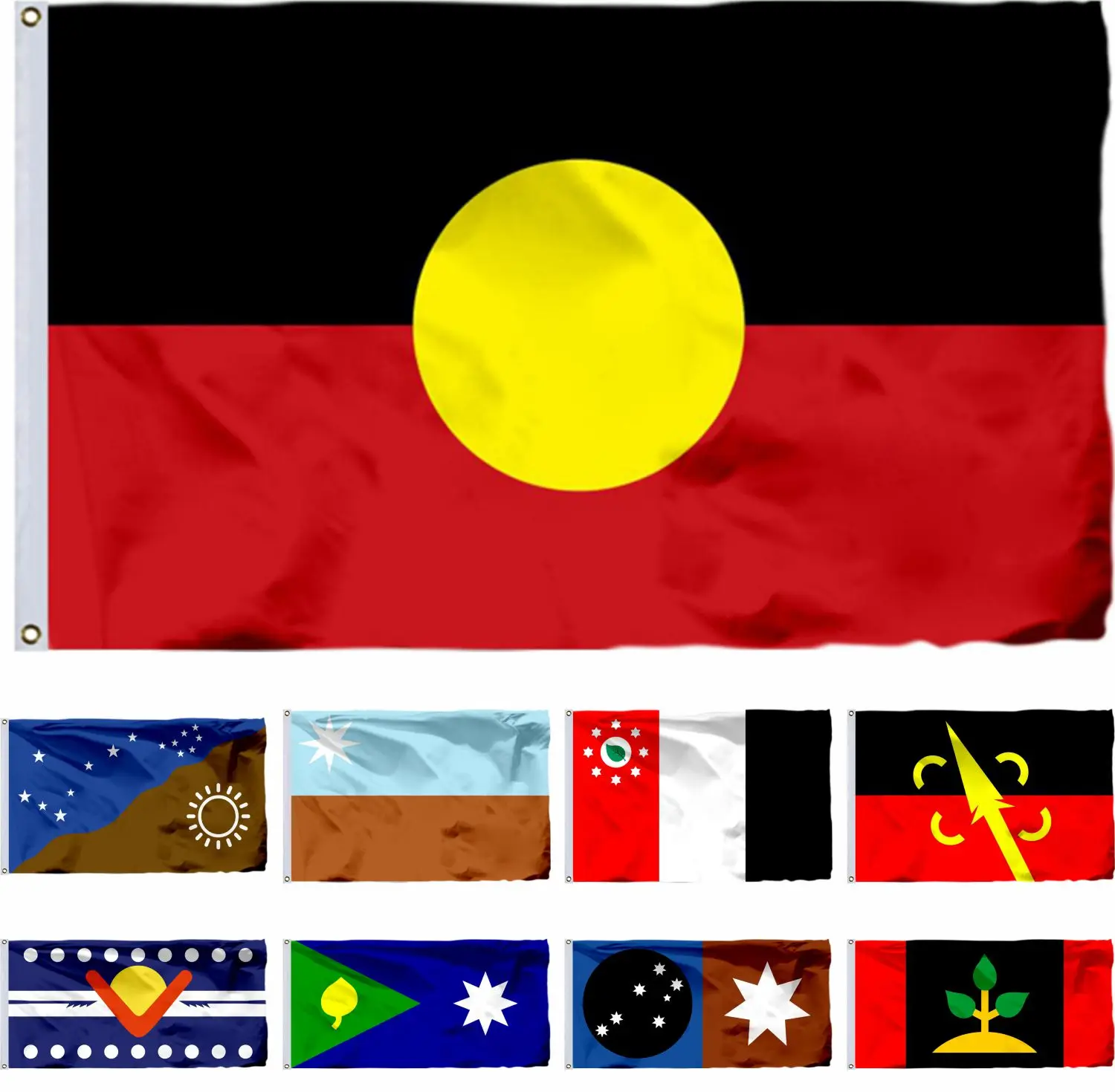 Aboriginal-Australians-Flag-3X5FT-Adnyamathanha-Banner-A-angu-90X150CM ...