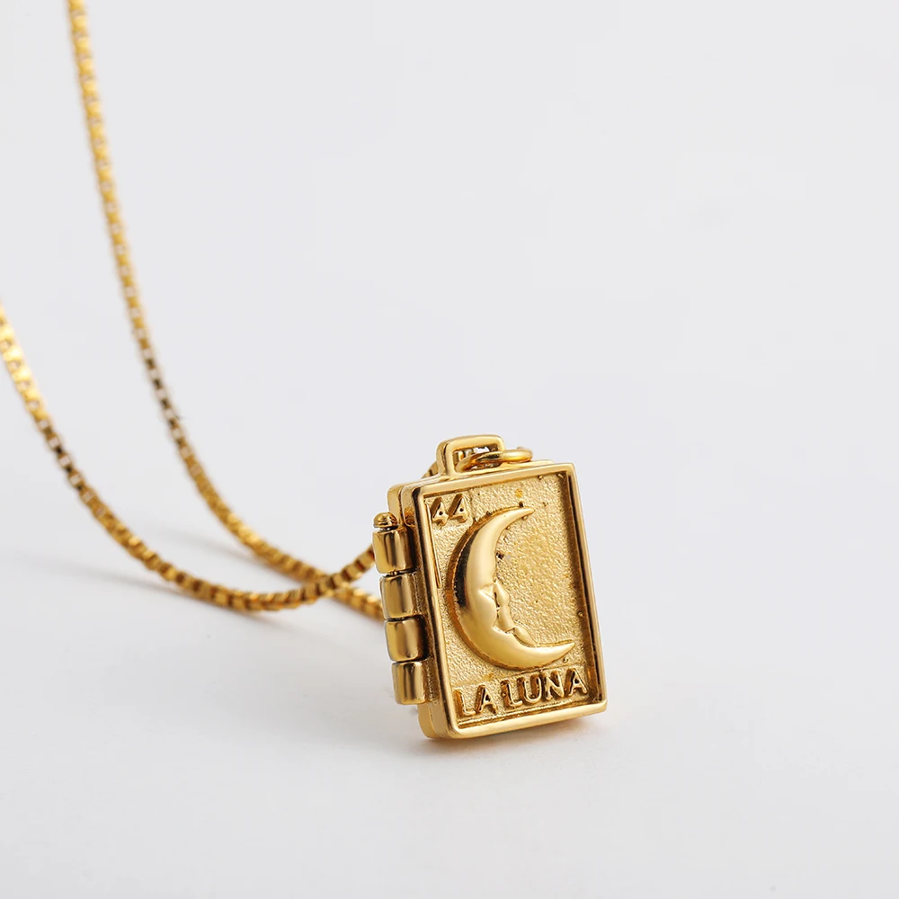 New-Fashion-Photo-Frame-Locket-Clamp-Openable-Album-Moon-Pendant ...