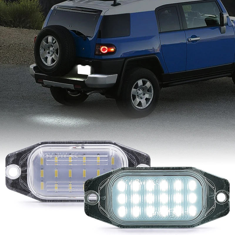 2Pcs For Toyota FJ Cruiser Land Cruiser FJ80 Celica Lexus LX450 White ...