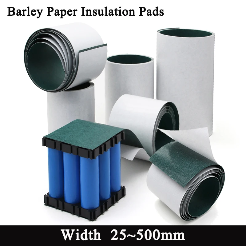 1-3-5M-18650-Li-ion-Battery-Insulation-Gasket-Barley-Paper-Green-Pack ...