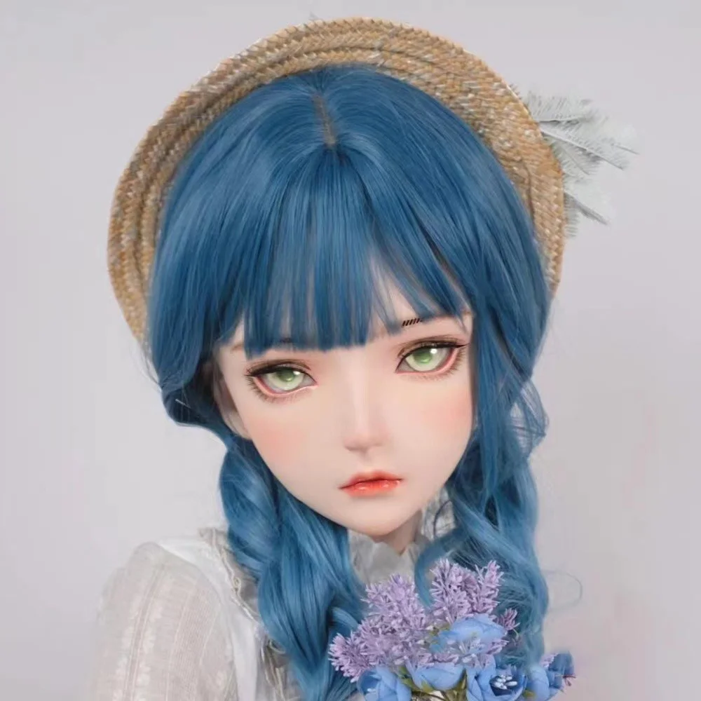 Human-Mask-BJD-Doll-Big-Face-Girl-Resin-Material-Human-Face-Mask-DIY ...