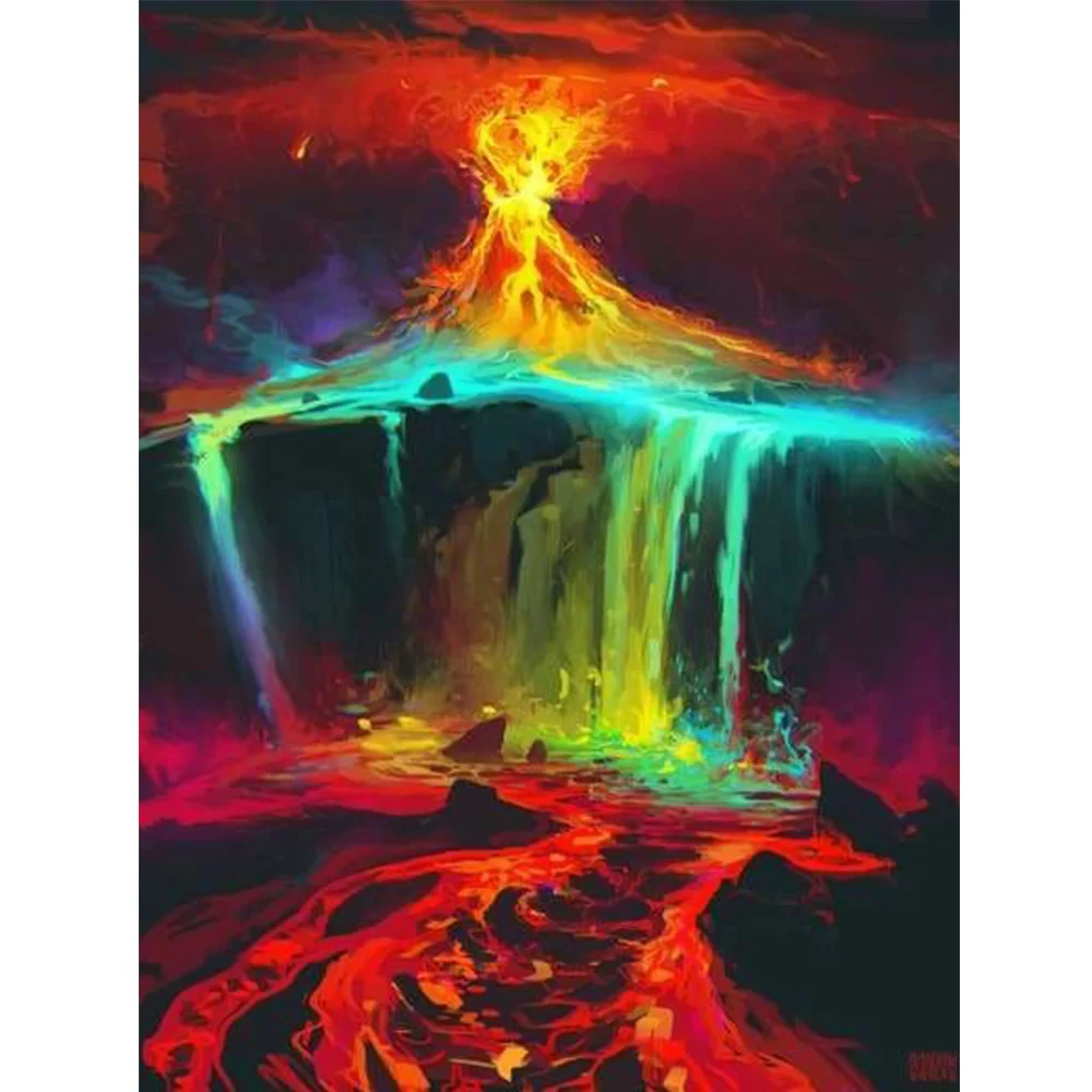 Diamond-painting-new-product-Handmade-DIY-embroidery-Rainbow-Lava ...