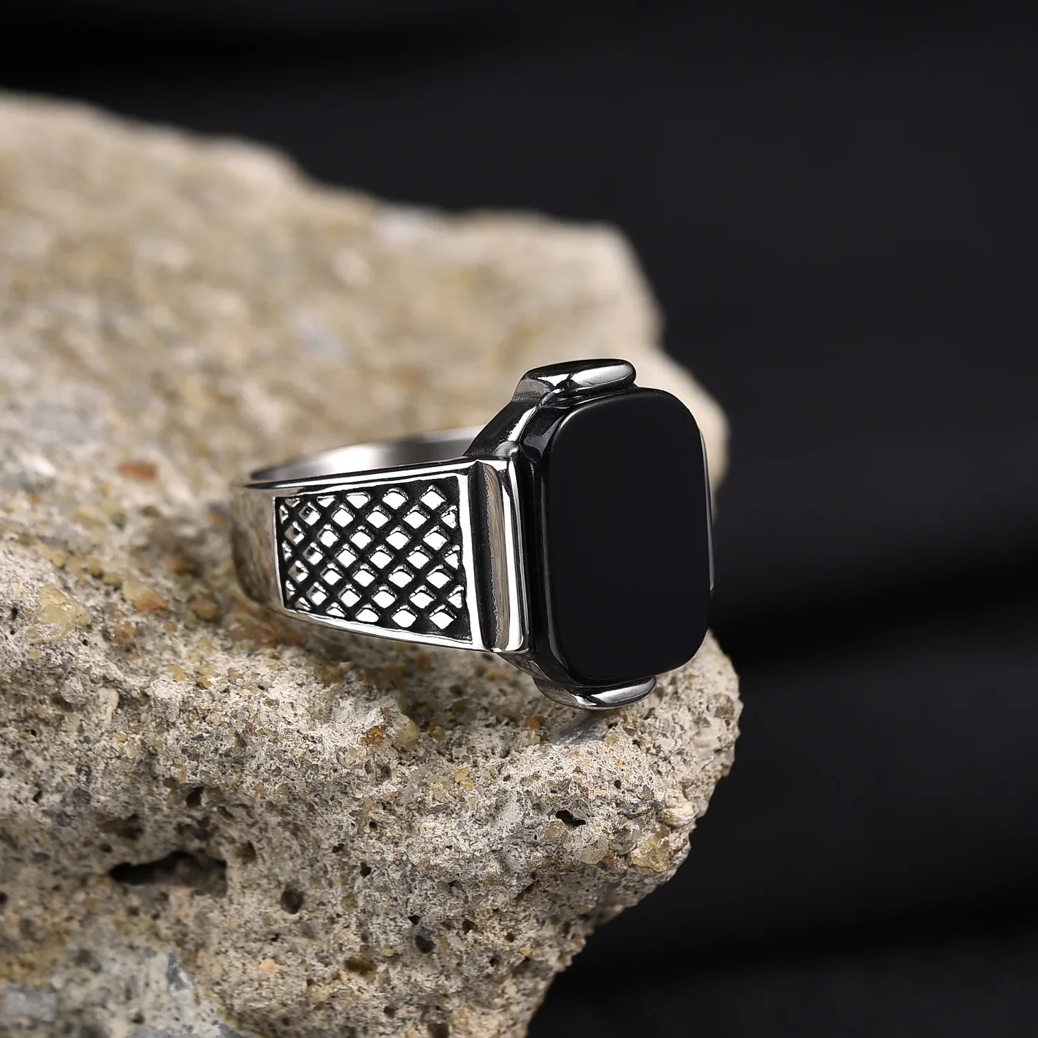 ZY-Men-s-High-Quality-Stainless-Steel-Multiple-Color-Gemstone-Styles ...