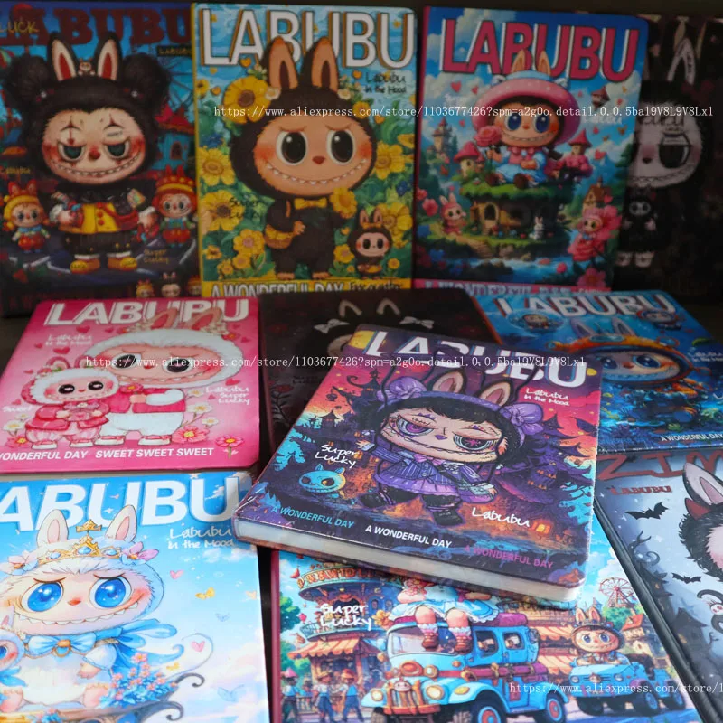 Labubu-Cuaderno-de-dibujos-animados-para-estudiantes-libreta-con-dise-o ...