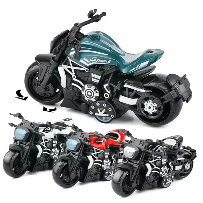 10CM-Alloy-Motorcycle-Model-Toys-Metal-Simulation-Racing-Motorbike-Die ...