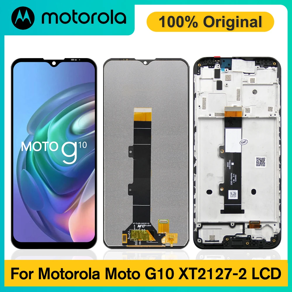 6.5" Original LCD Display For Motorola Moto G10 Touch Screen Digitizer ...