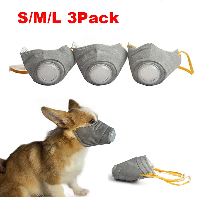 3-Pack-Dog-Respirator-Mask-Adjustable-Breathable-Dog-Protective-Muzzle ...