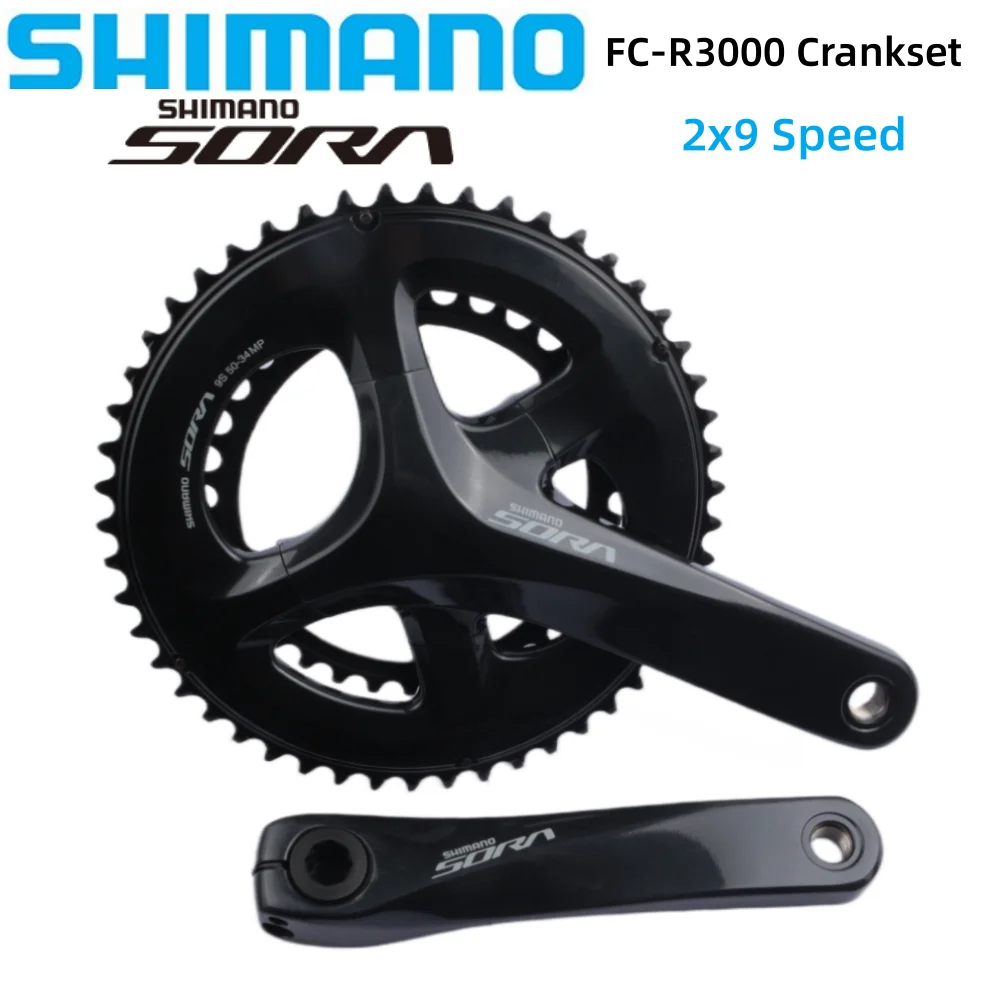 SHIMANO-SORA-R3000-Series-Crankset-2x9-Speed-FC-R3000-50-34T-165MM ...