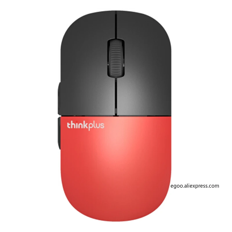 Lenovo sem fio mouse thinkpad thinkplus e3 mudo 2.4ghz vermelho preto escudo computador portátil ...