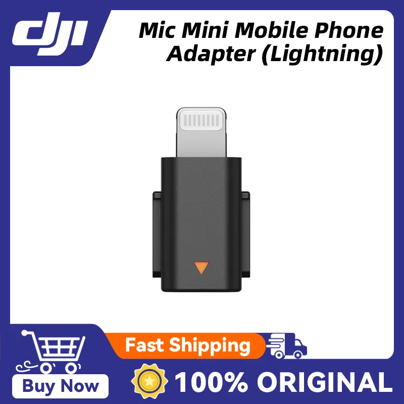 DJI-Mic-Mini-Adaptador-para-tel-fono-m-vil-Rayo-Conecte-al-dispositivo ...