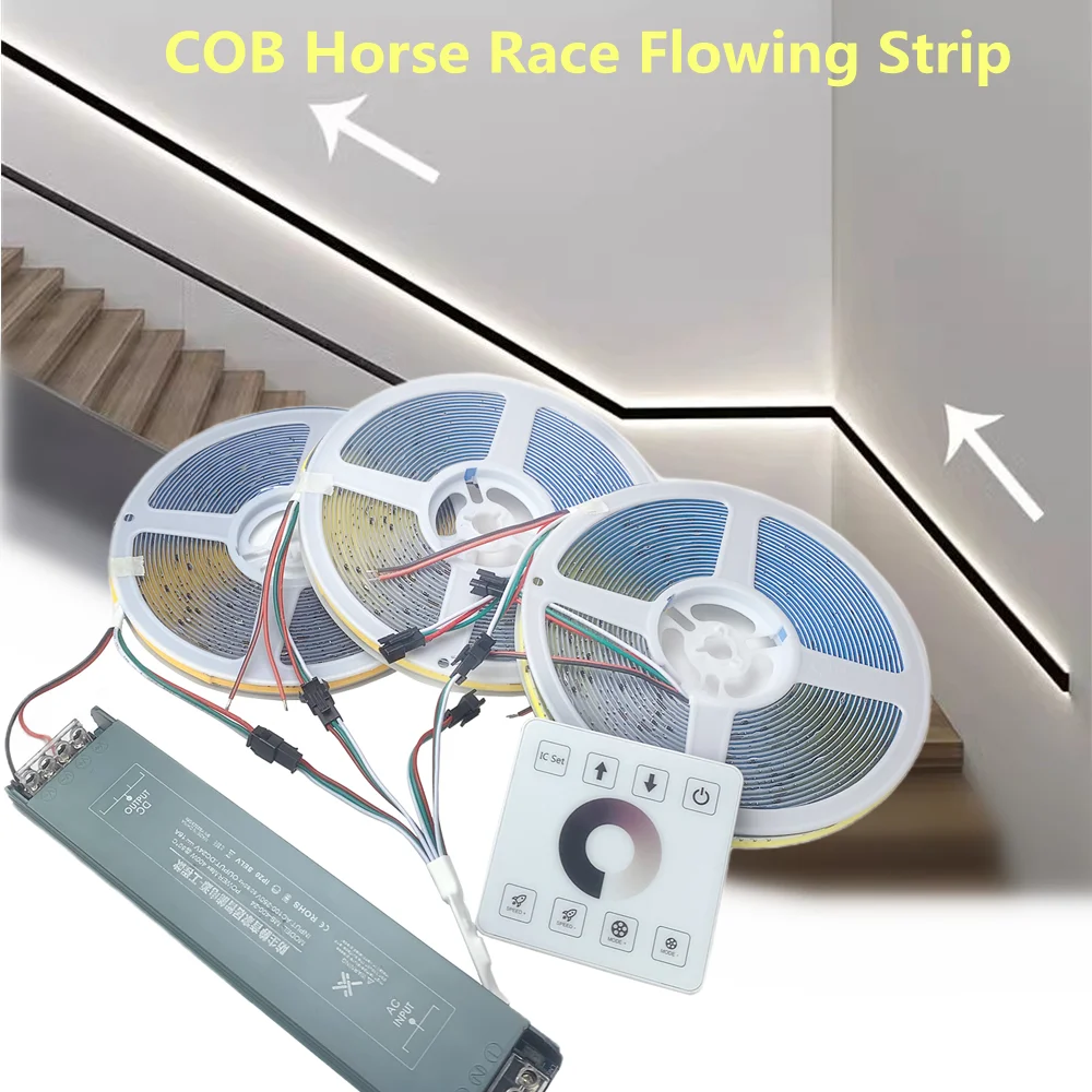DC24V-40M-Horse-Race-Chasing-Tape-WS2811-IC-COB-Running-Water-Flowing ...