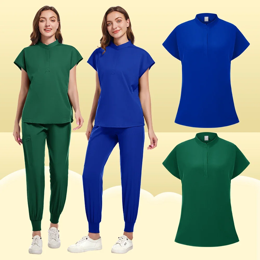 Workwear-set-Short-sleeve-Hospital-nurse-oral-dentist-operating-room ...
